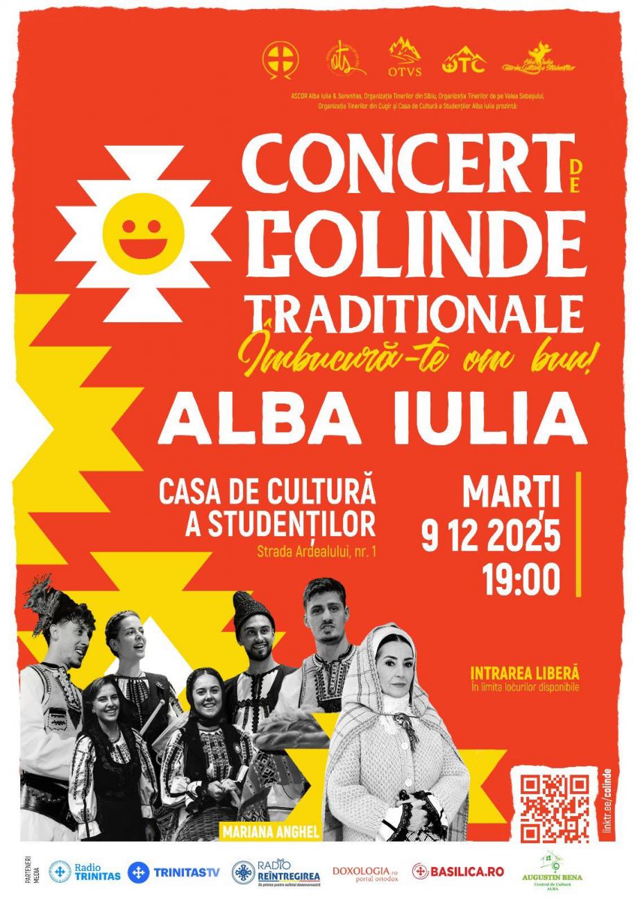 Răsună colindul în Alba Iulia: „Îmbucură-te, om bun!” | Doxologia